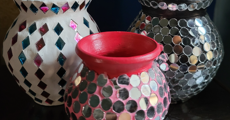 Mirror Pot - Terracotta